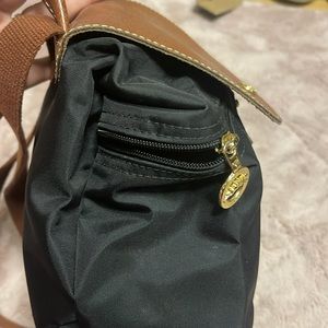 Longchamp | Bags | Longchamp Small Black Backpack | Poshmark